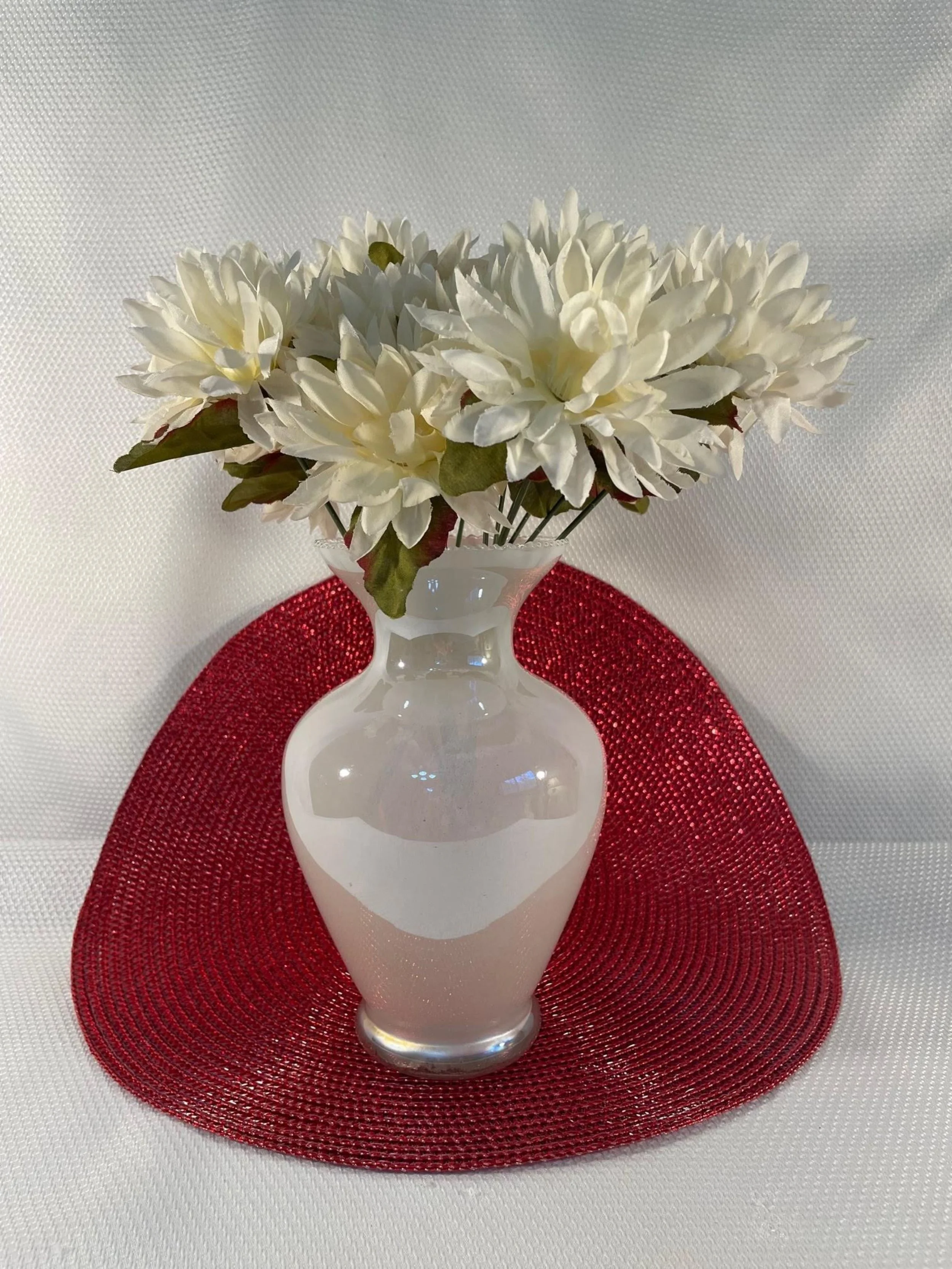 Mid 20th Century Handblown Ruffle Art Glass Vases - a Pair — Sunset ...