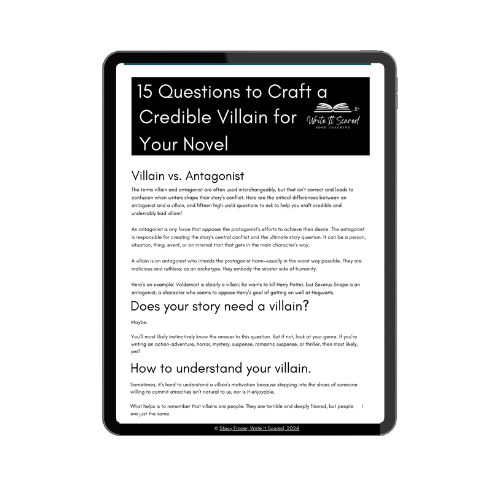 15 Questions to Craft a Credible Villain For Your Novel — Write It ...