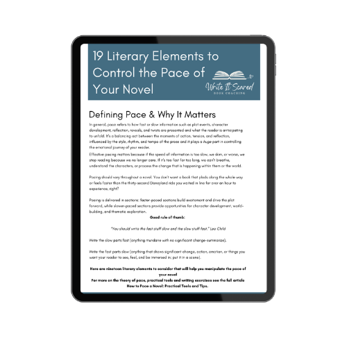 How to Pace Your Fiction Novel: Practical Tools & Tips — Write It ...
