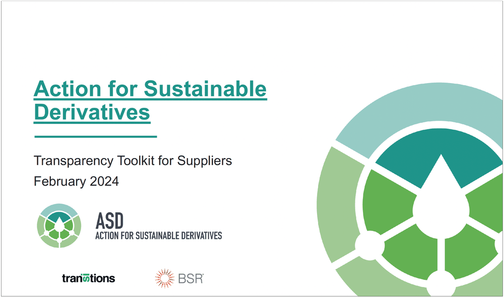 Transparency Investigation Resources — Action for Sustainable Derivatives