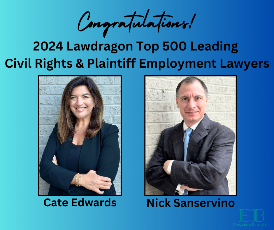 Cate Edwards and Nick Sanservino Named in 2024 Lawdragon 500 Leading ...