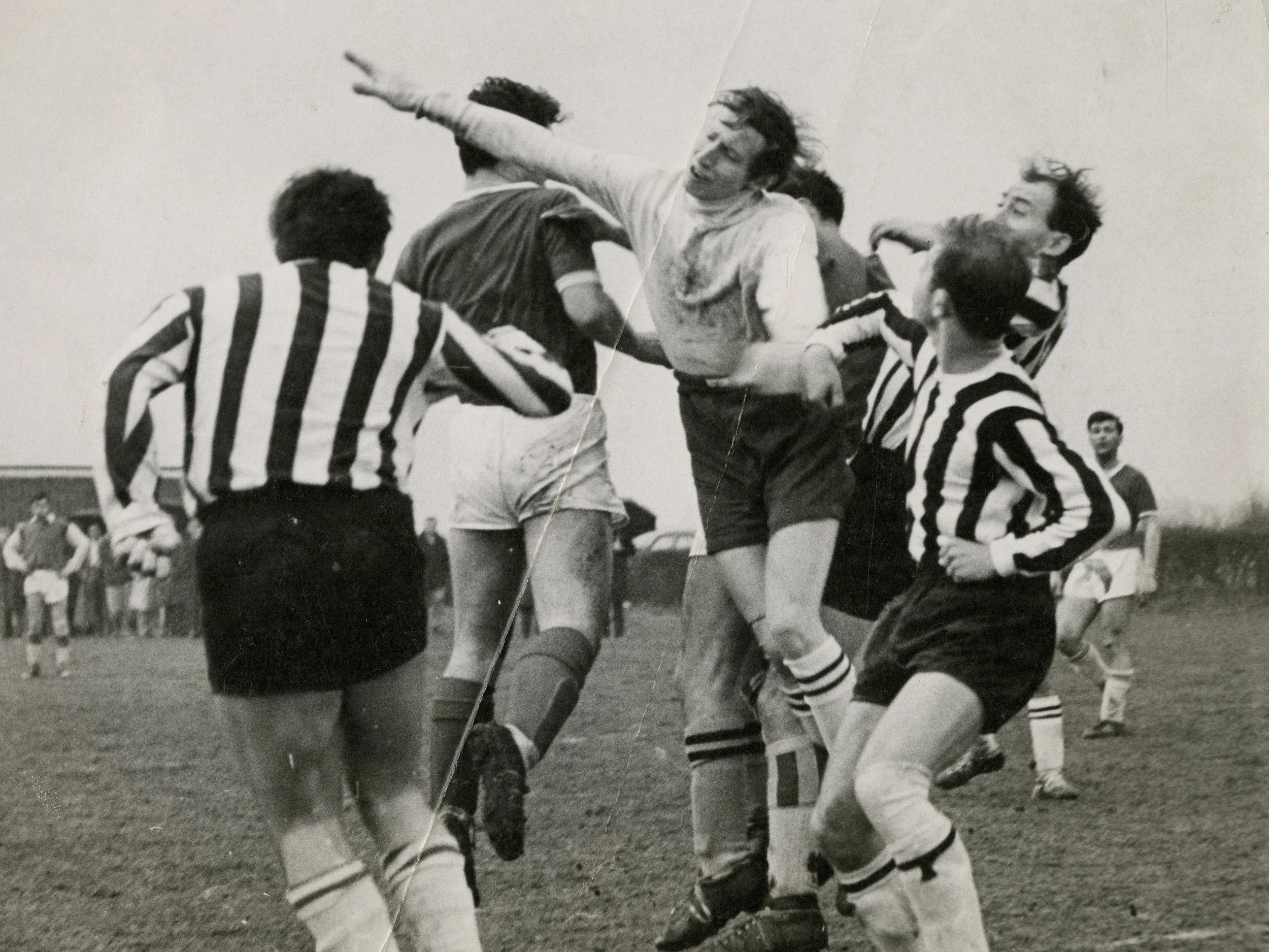 Football at Brady Club in the 1950s — Brady Photographic Archive