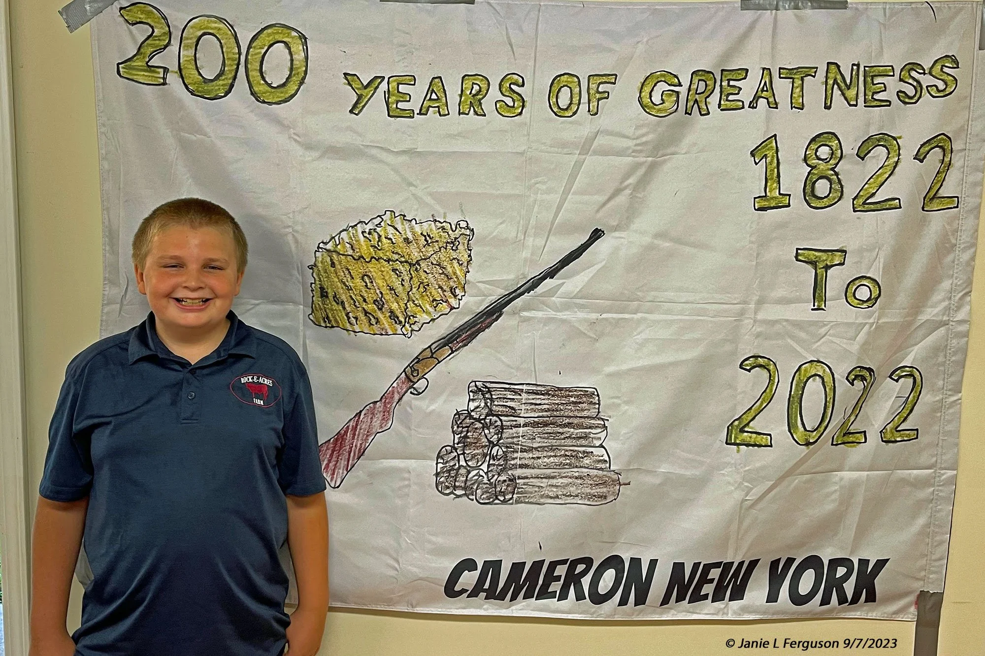 Town Flag Reveal — Town of Cameron, NY