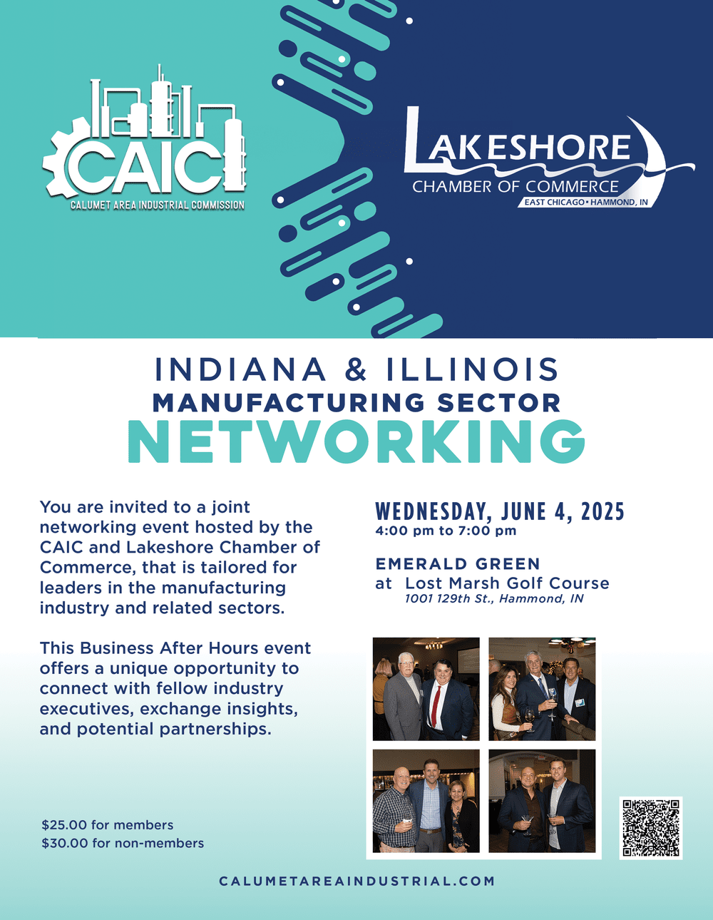 Indiana & Illinois Manufacturing Sector Networking Event — Calumet Area Industrial Commission