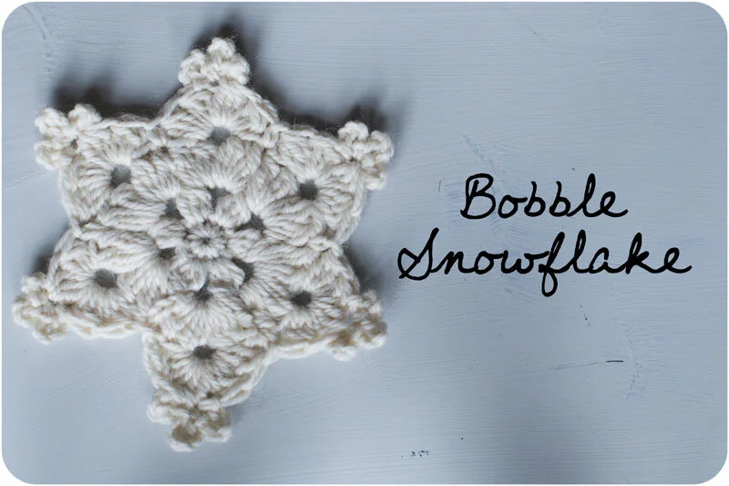 Bobble Stitch Snowflake — Gartur Stitch Farm