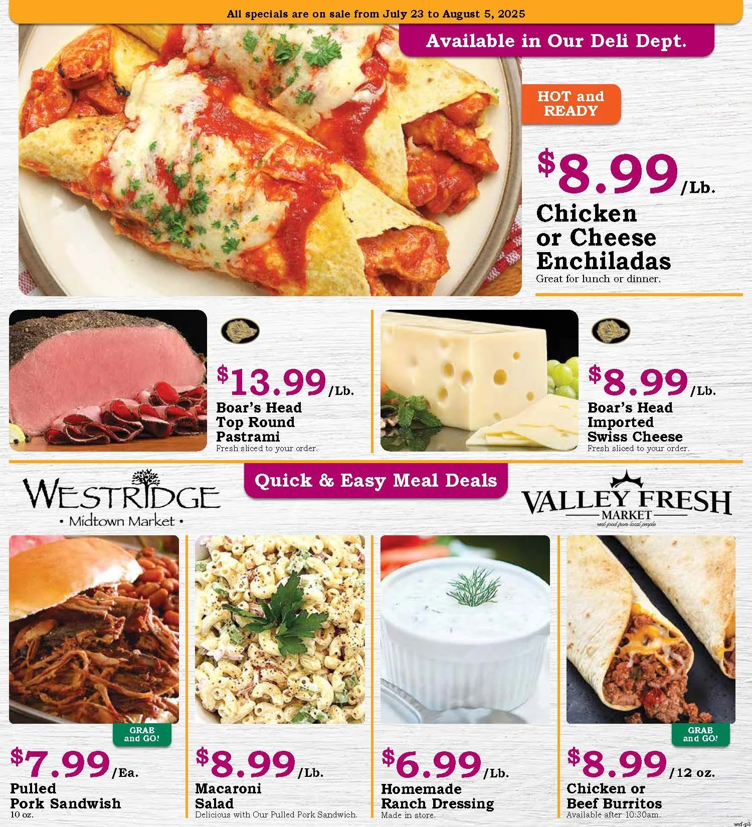 Weekly Ad — Valley Fresh Market