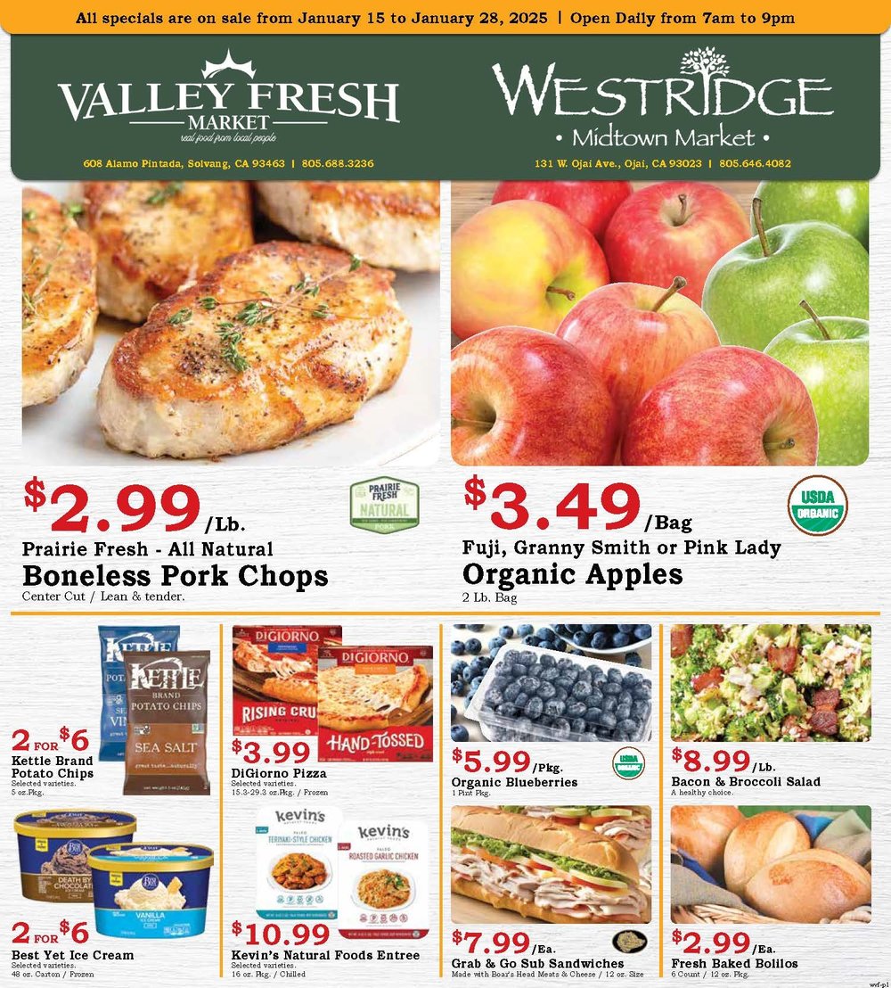 Weekly Ad — Valley Fresh Market