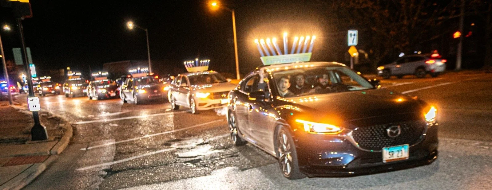Menorah Car Parade 5784 — Chabad Springfield