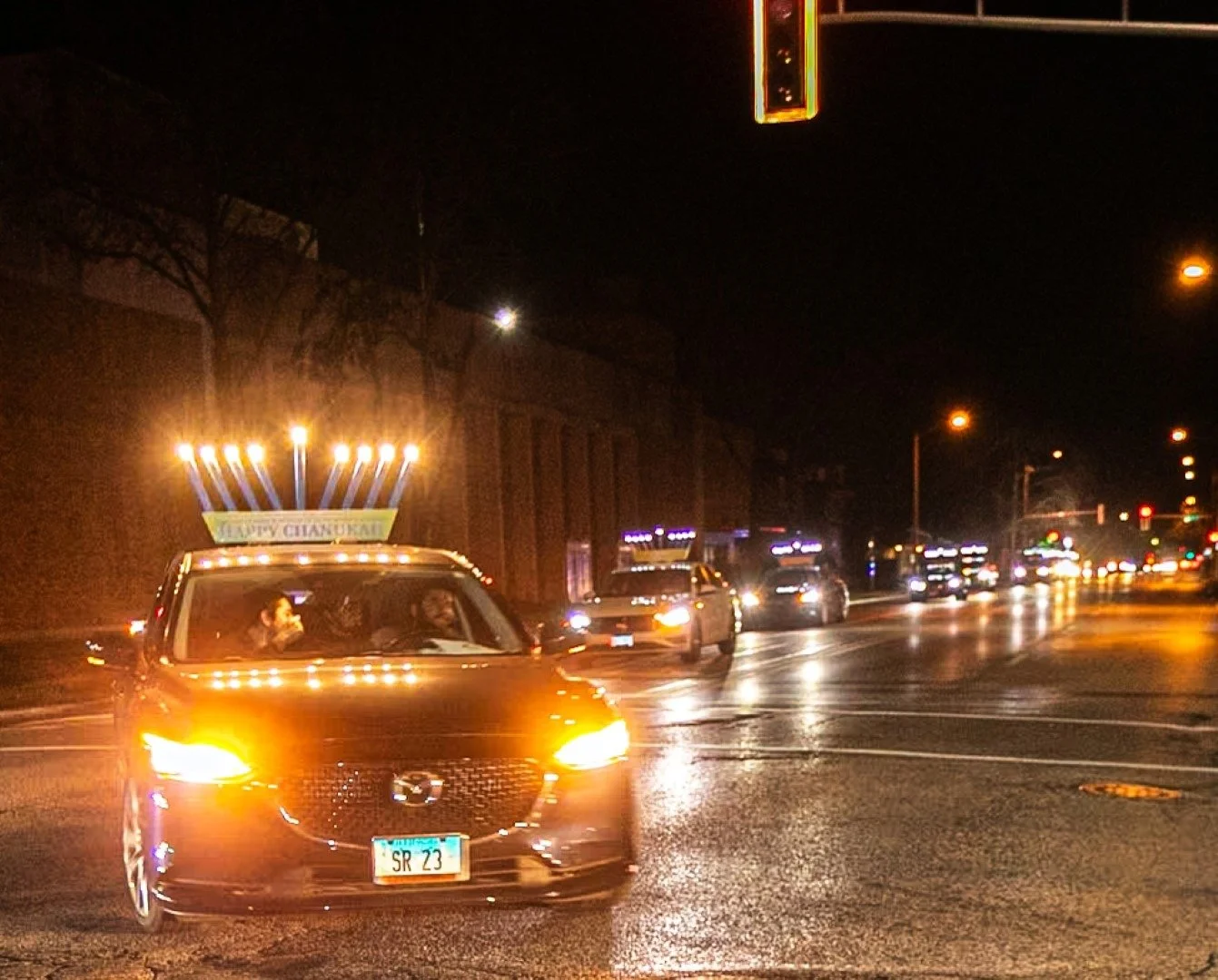 Menorah Car Parade 5784 — Chabad Springfield