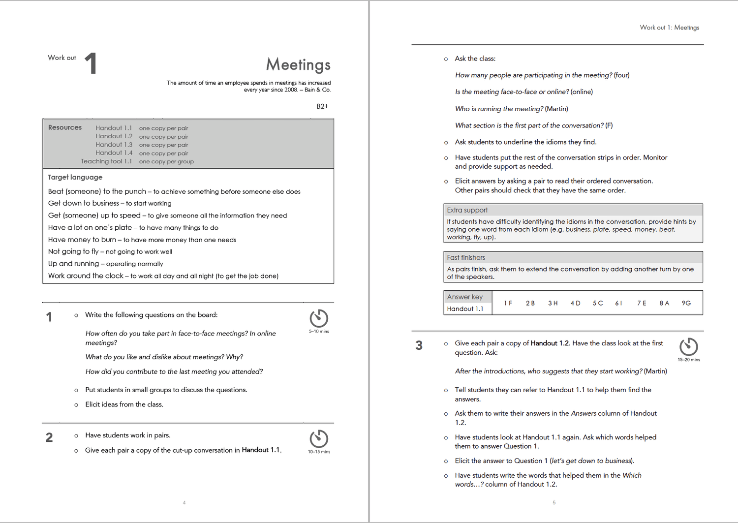 Download a teaching resource for B2 and C1 English business idioms ...