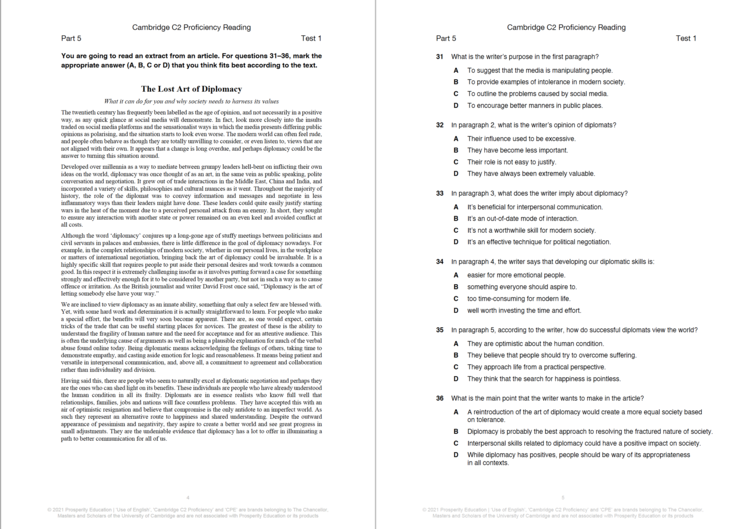 Introducing our latest book of practice tests for the Cambridge C2 ...