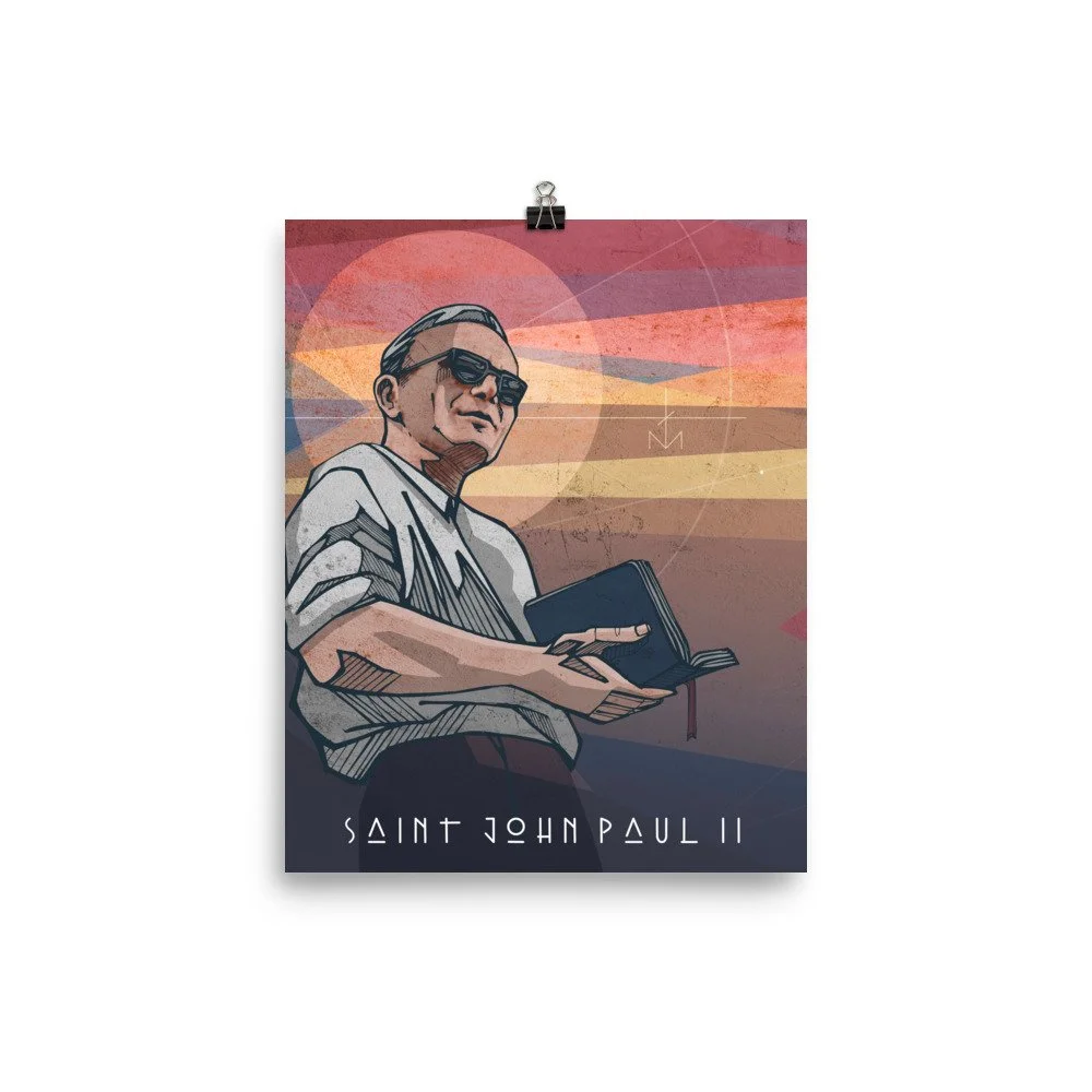 St. John Paul II Poster — Saints Alive