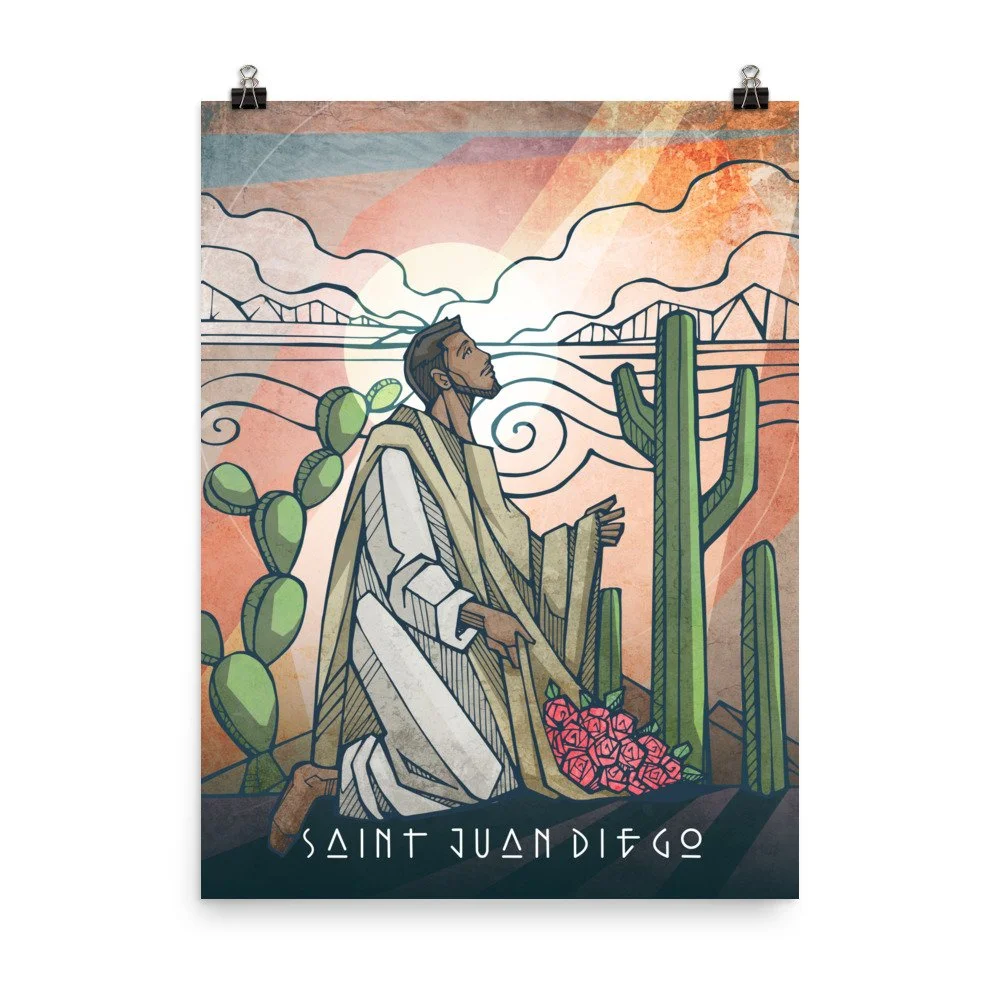 Saint Juan Diego Poster — Saints Alive