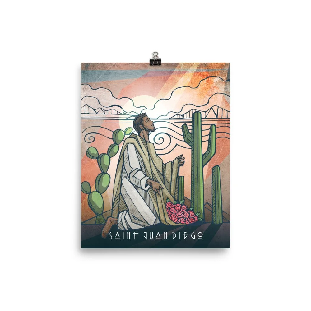 Saint Juan Diego Poster — Saints Alive