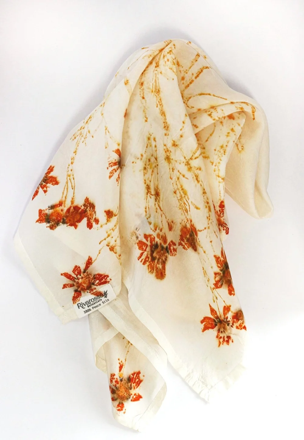 Large | Peace Silk Scarf | WA Made | Ethical | Botanically Dyed ...
