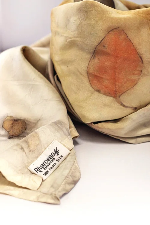 Large | Peace Silk Scarf | WA Made | Ethical | Botanically Dyed ...