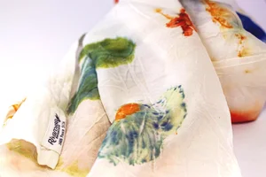 Large | Peace Silk Scarf | WA Made | Ethical | Botanically Dyed ...