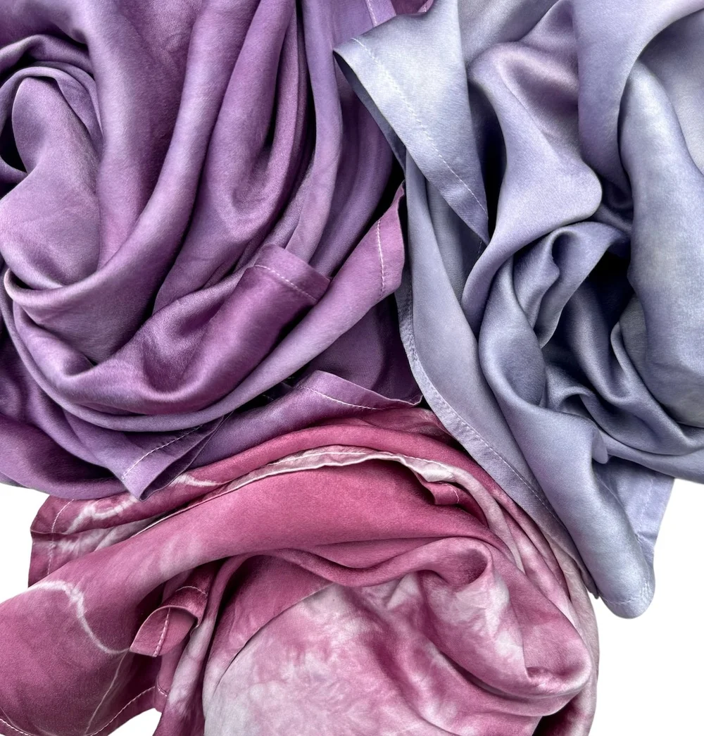 Large | Peace Silk Scarf | WA Made | Ethical | Botanically Dyed ...