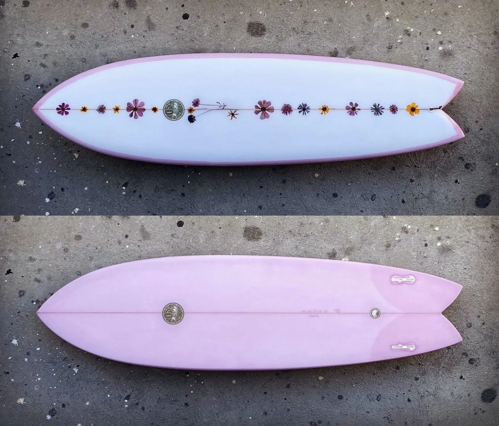 Custom Surfboard Floral Collaboration — Rivarossa Botanicals