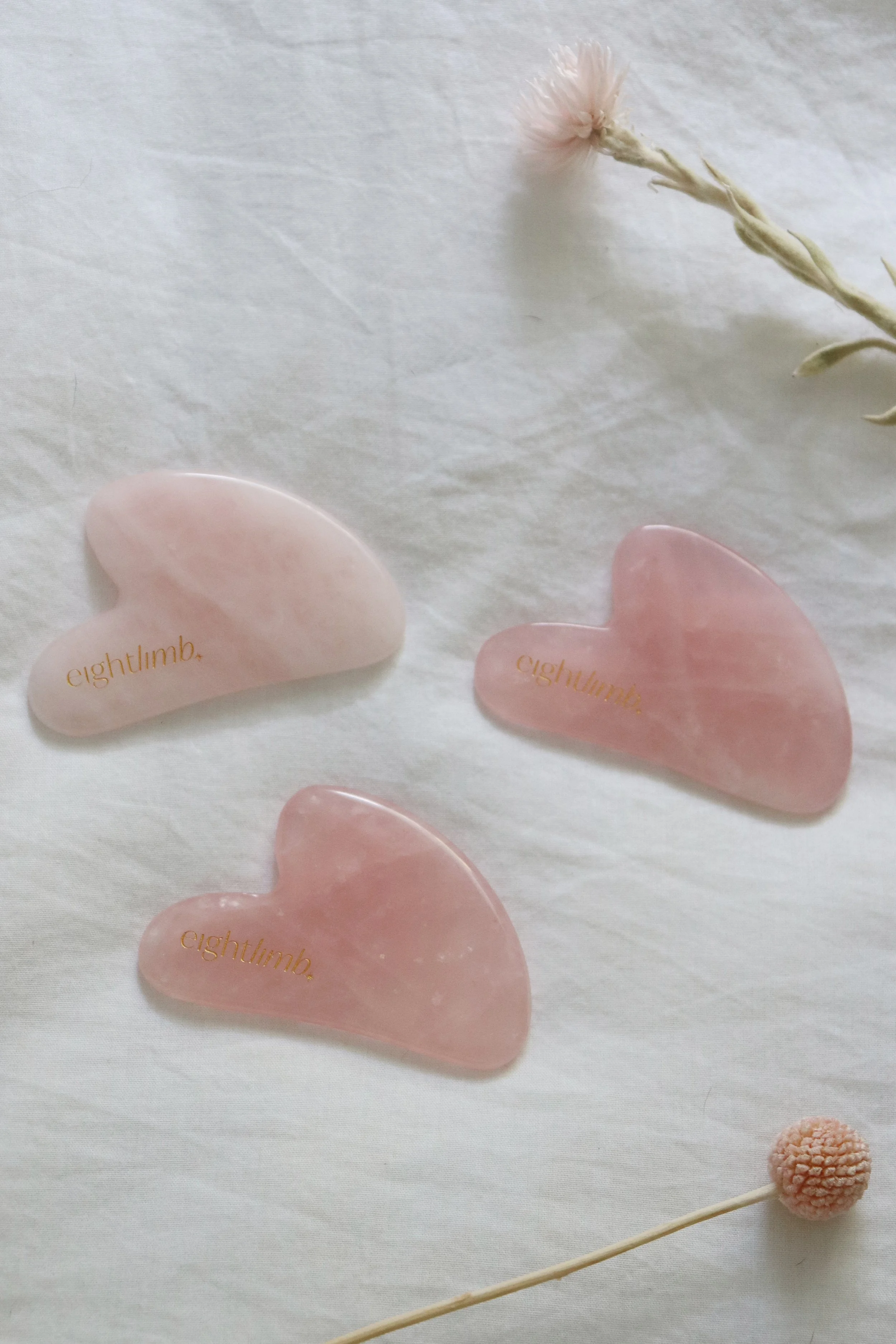 Rose Quartz Gua Sha — eightlimb