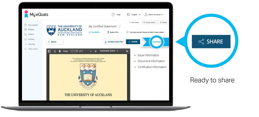 My eQuals for Learners — My eQuals New Zealand