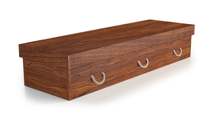 Sustainable Cardboard Coffin and Casket Collection — Parley Green ...