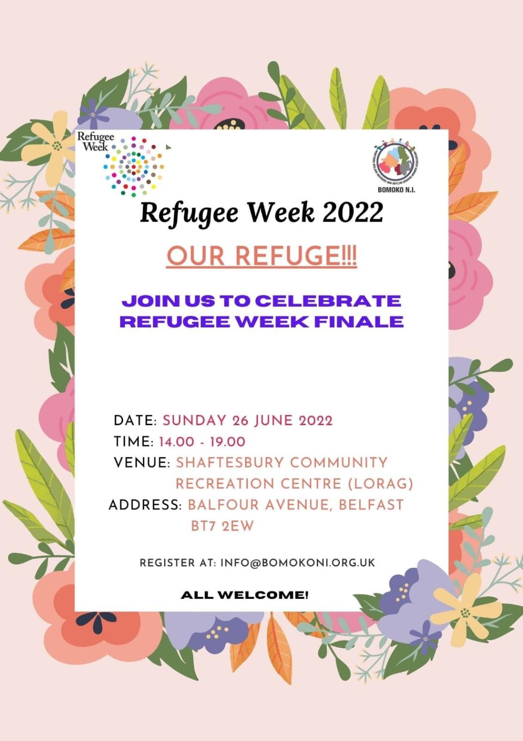 Refugee Week 2022 — BOMOKO - Northern Ireland Refugees and Asylum ...