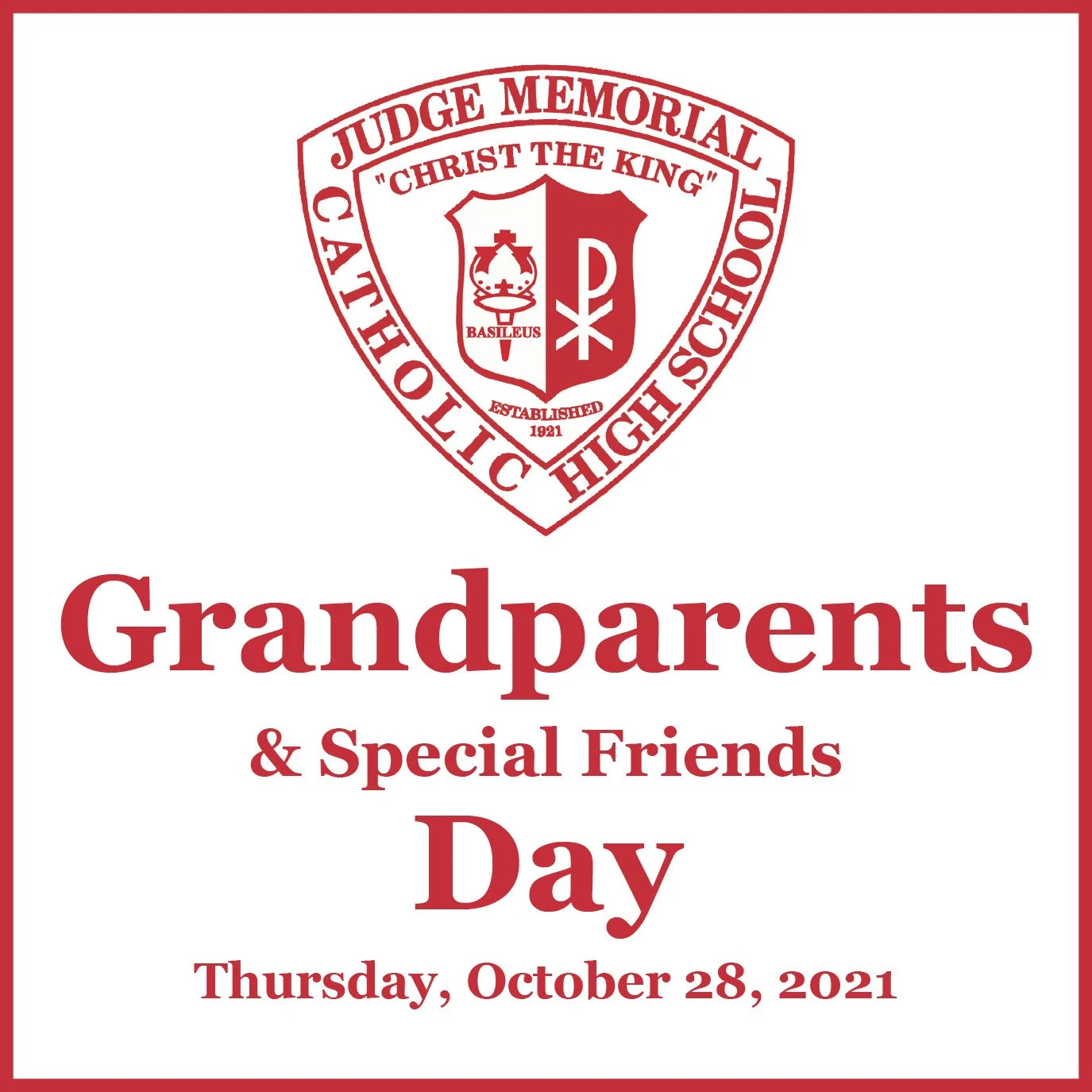 Grandparents Day on September 22 — Judge Memorial | Diverse & Inclusive ...