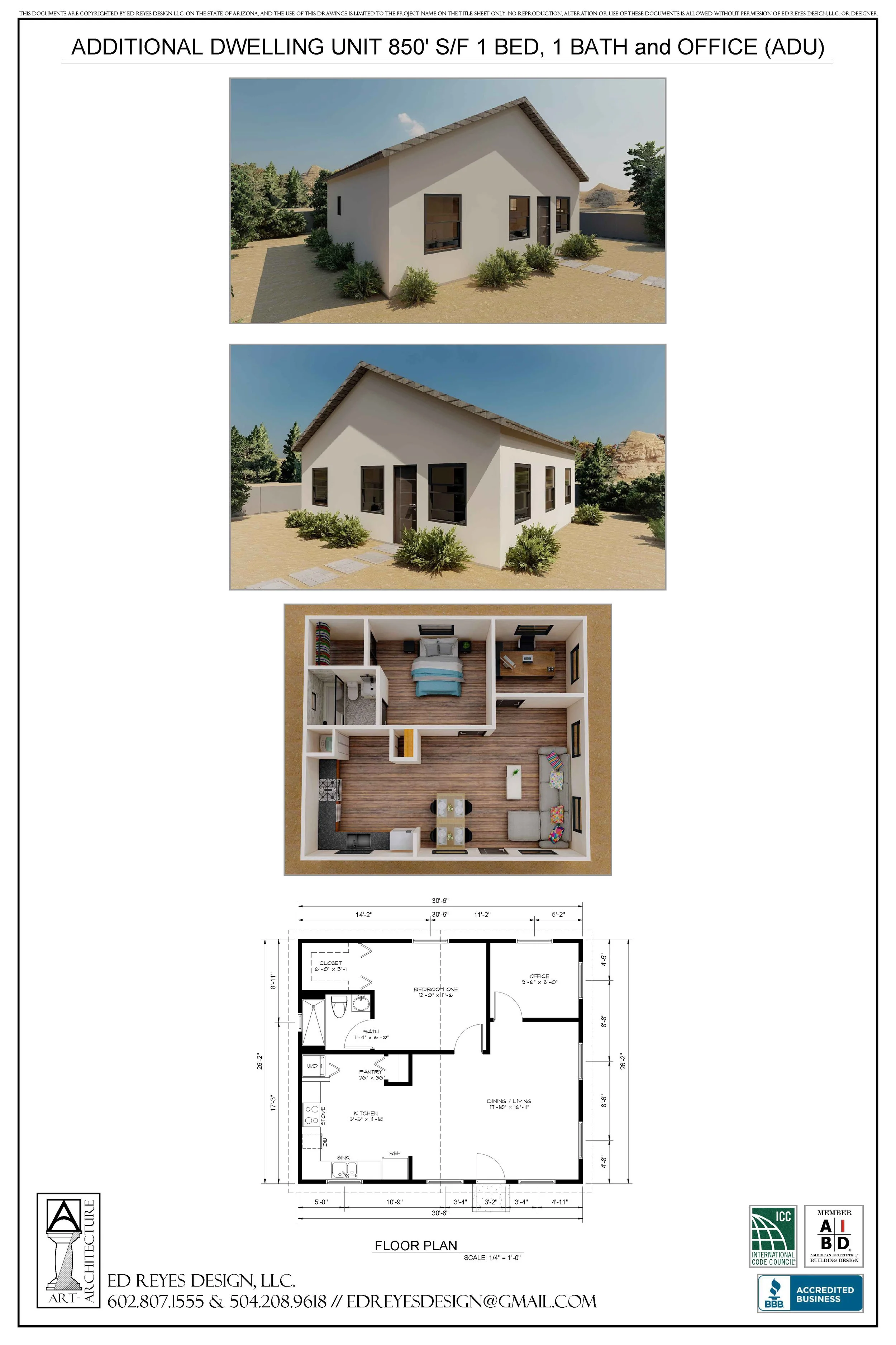 NEW ADU / CASITAS MODELS — ED REYES DESIGN, LLC
