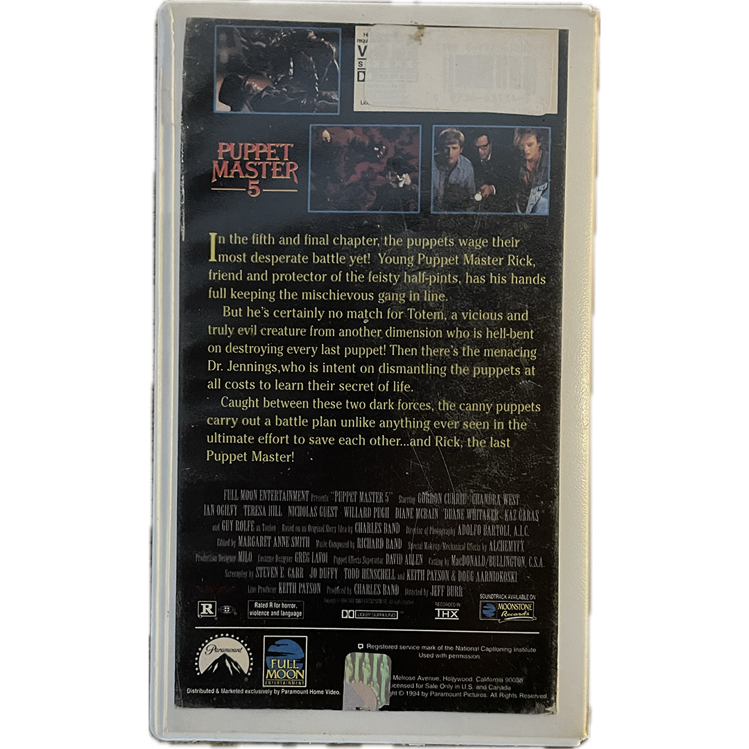 Puppet Master 5: The Final Chapter (1994) — Thrifted Horror