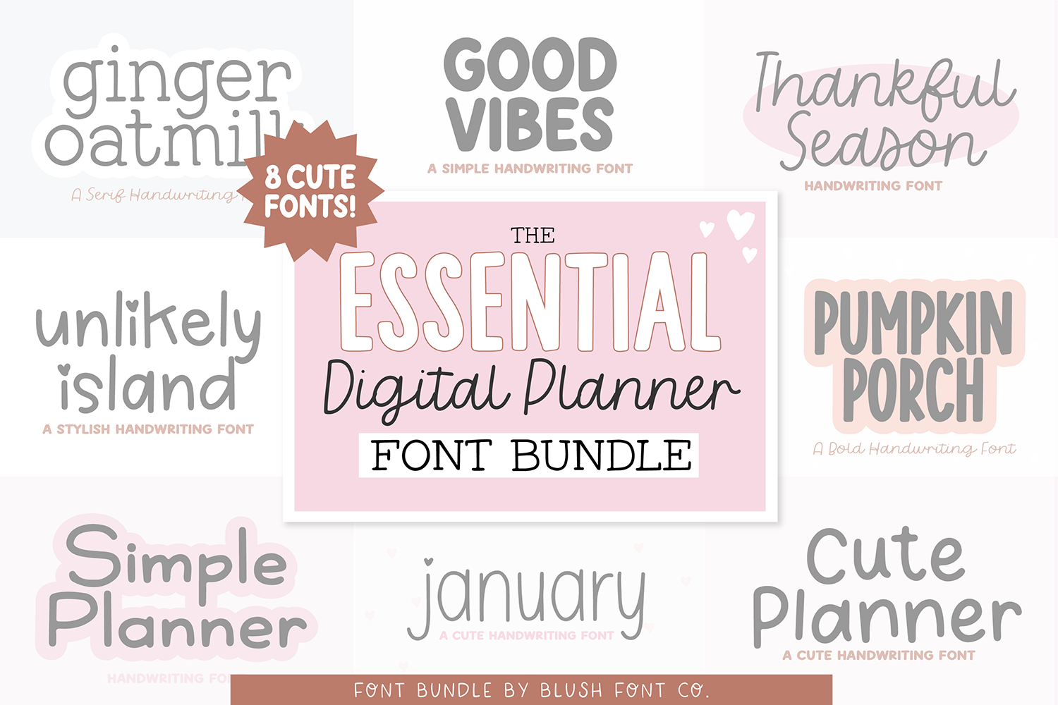 BLUSH FONT CO.