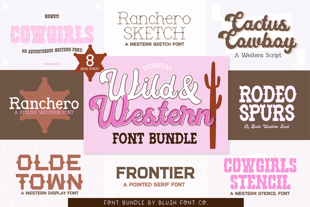 BLUSH FONT CO.