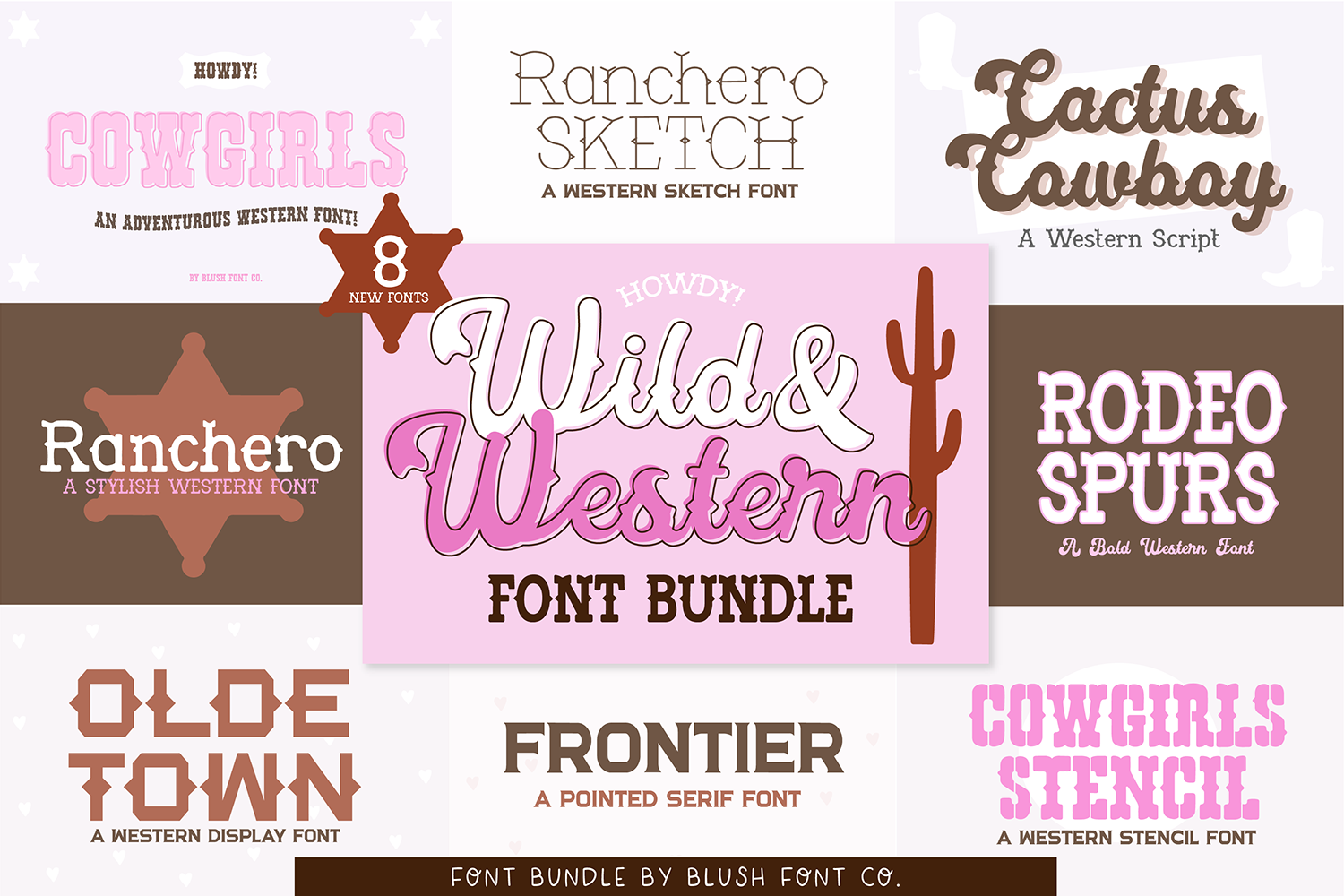 BLUSH FONT CO.
