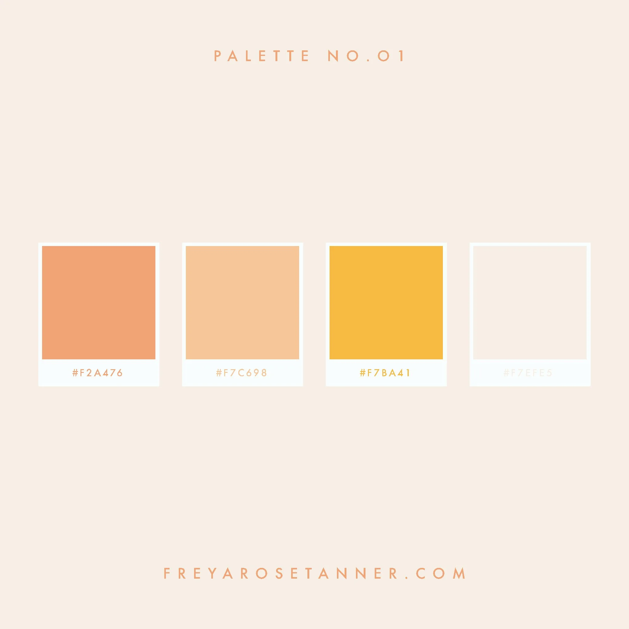 Colour Palettes — Freya Rose Tanner