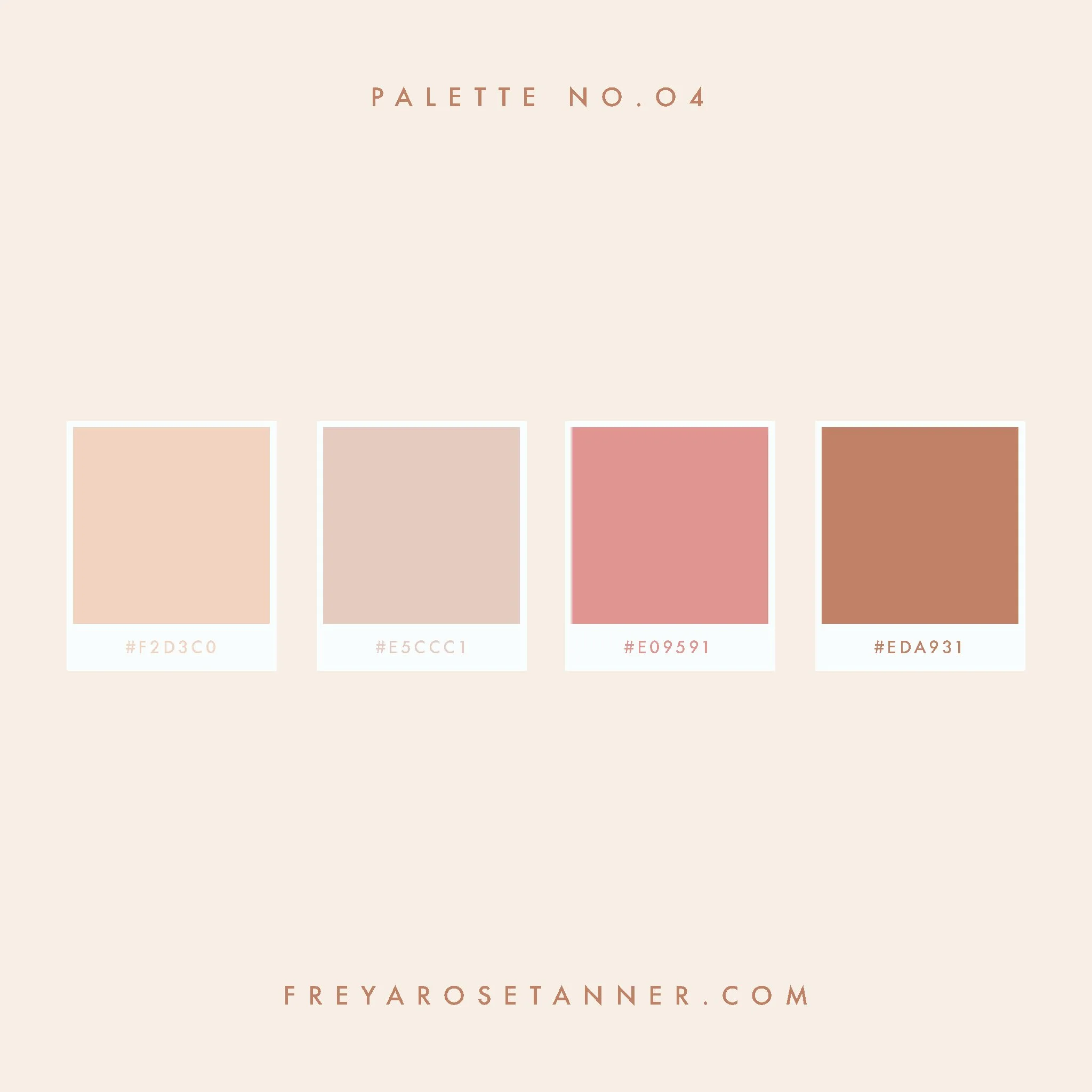Colour Palettes — Freya Rose Tanner