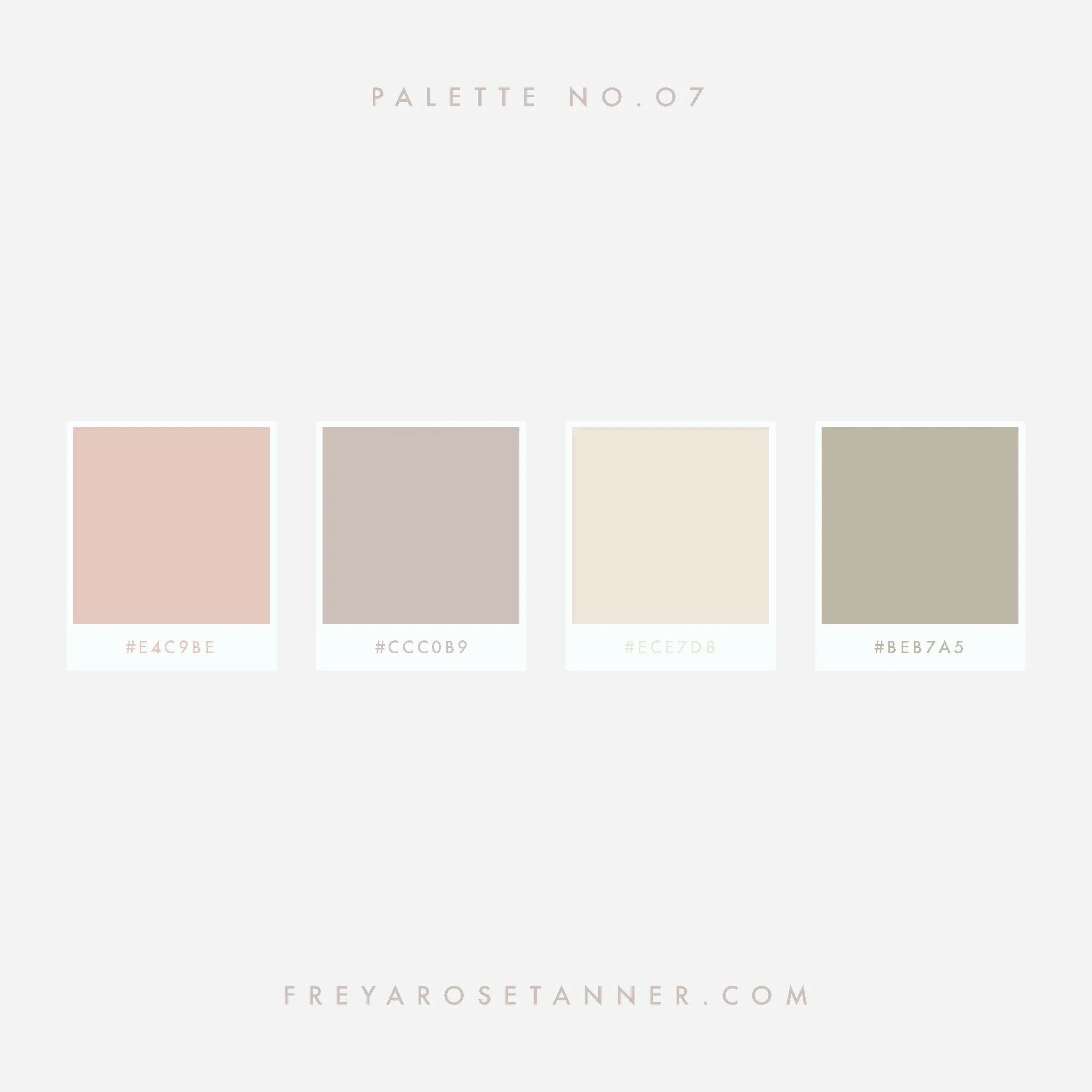 Colour Palettes — Freya Rose Tanner