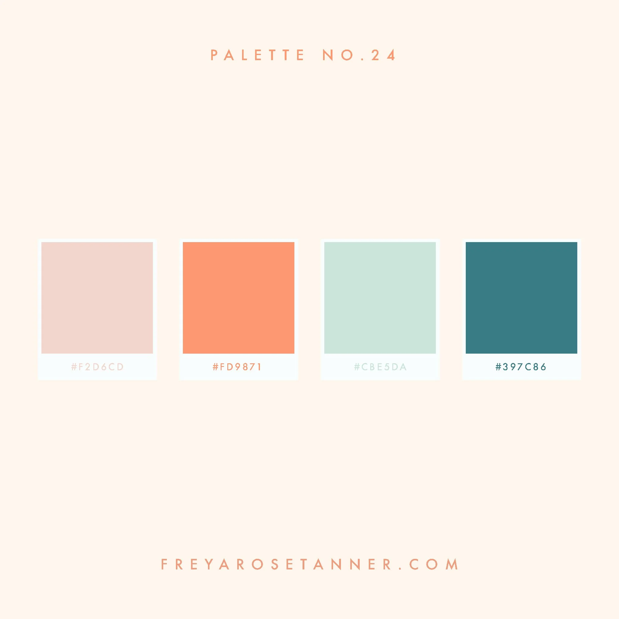 Colour Palettes — Freya Rose Tanner