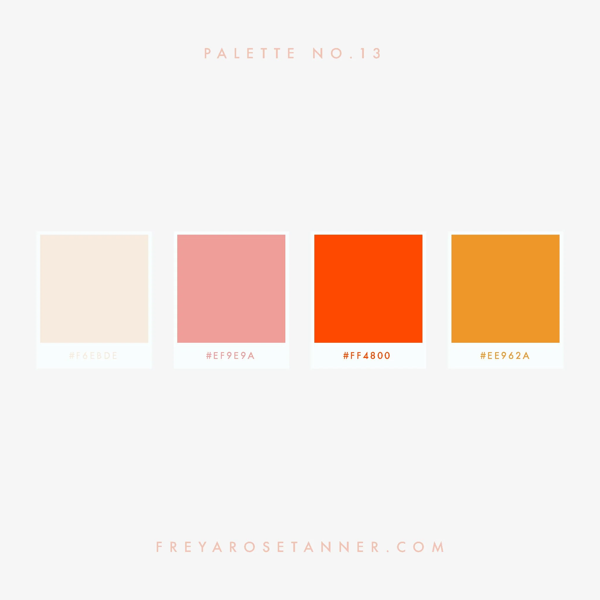 Colour Palettes — Freya Rose Tanner