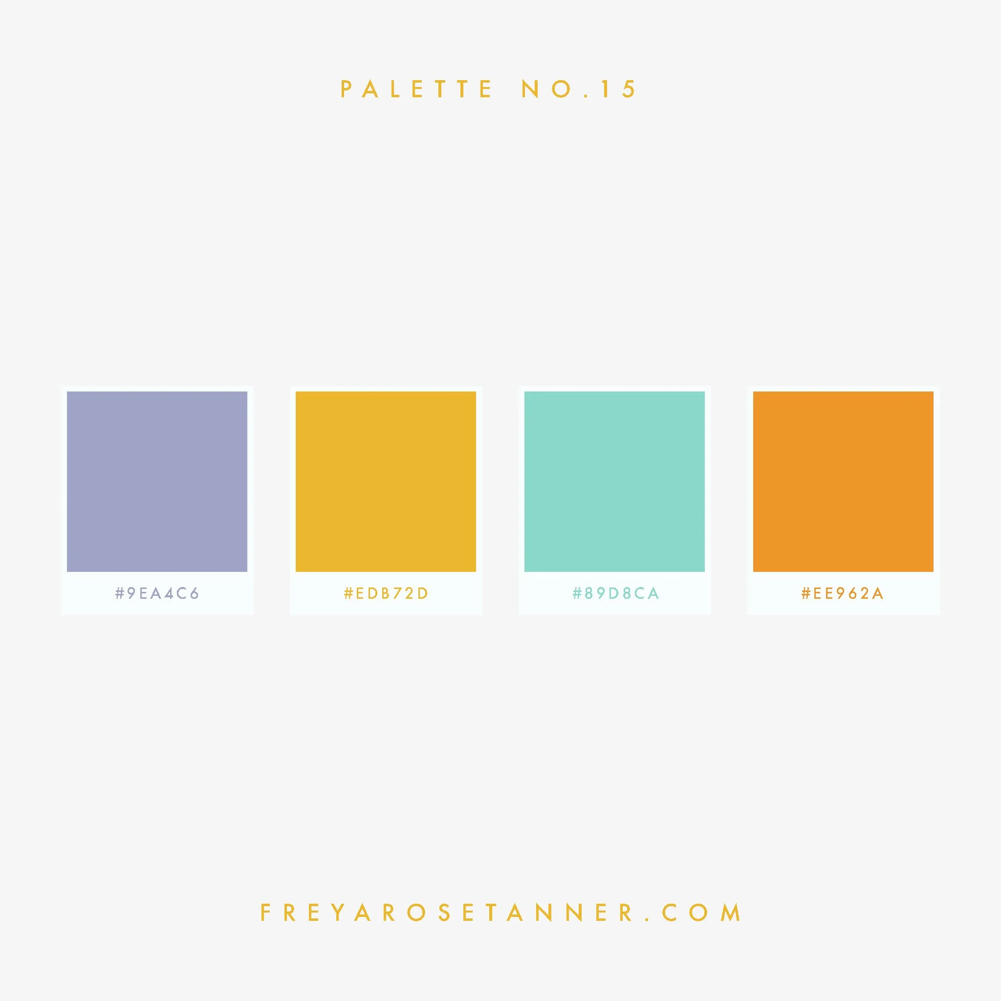 Colour Palettes — Freya Rose Tanner