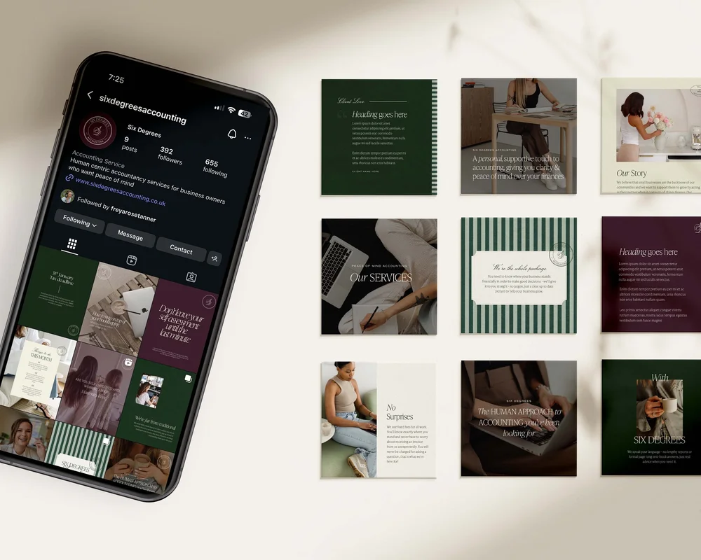 Custom Social Media Graphics — Freya Rose Tanner