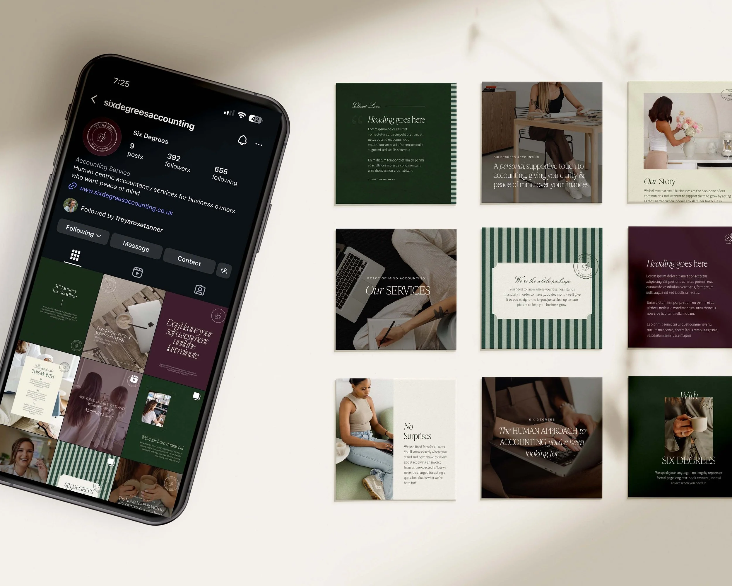 Custom Social Media Graphics — Freya Rose Tanner