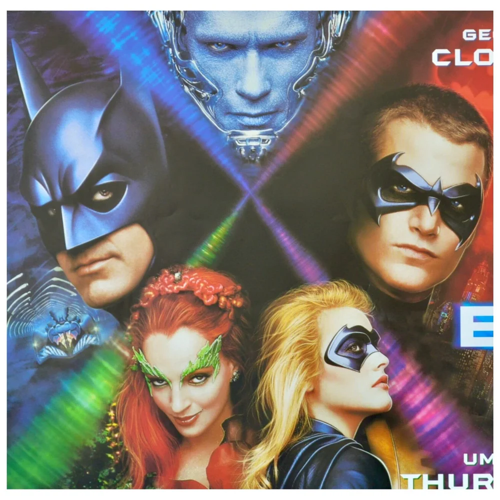 Batman En Robin 1997 Poster Vintage 1997 Batman & Robin Movie Promo