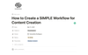 How to Create a Simple Workflow for Content Creation — Megan Minns King