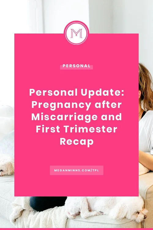 Personal Update: Pregnancy after Miscarriage and First Trimester Recap ...