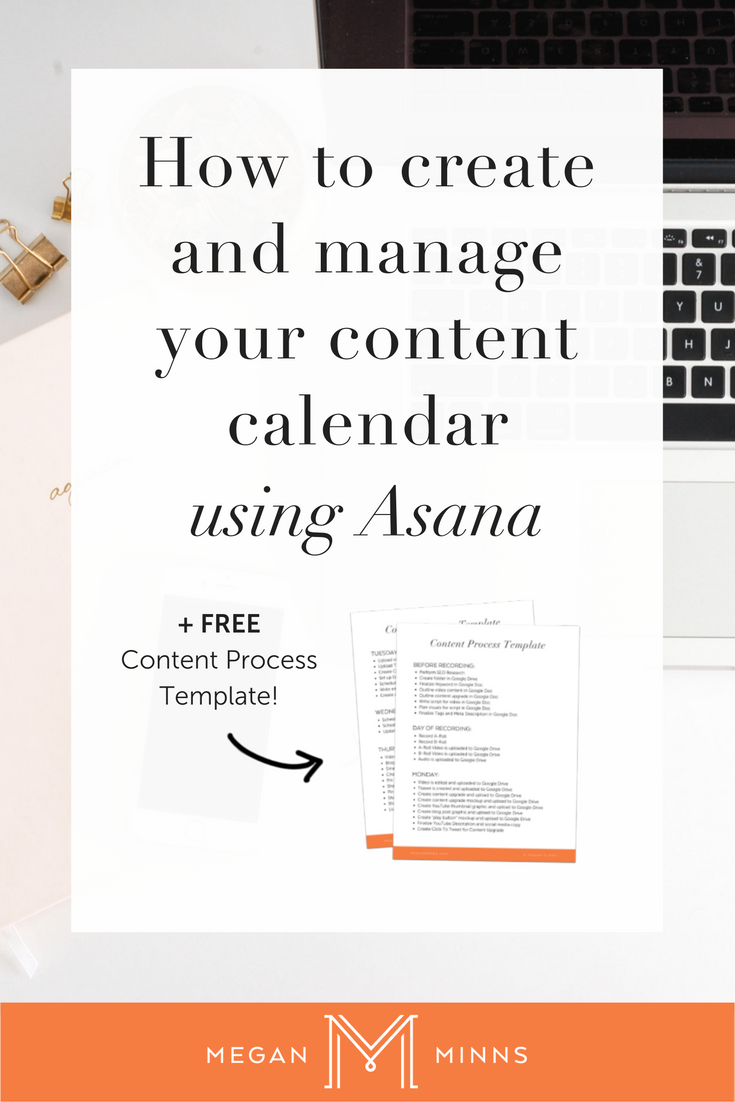 How To Create a Content Calendar Using Asana — Simplify with Megan