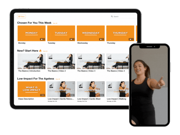 Bounce N' Burn | Online Rebounder Workouts