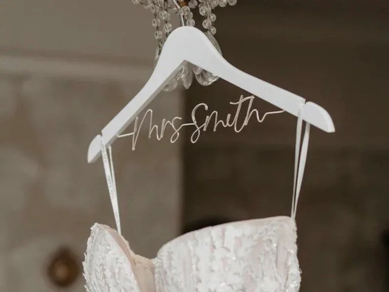 Bride wedding dress hanger 60 photos - Astyledwedding.com