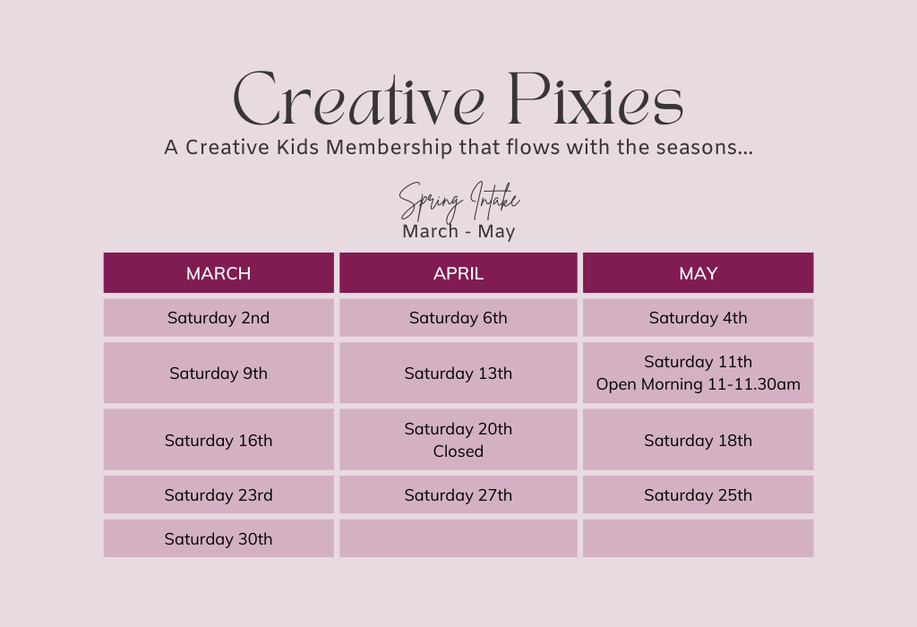 Creative Pixies - The Creative Kids Membership — Art with Amy Louise
