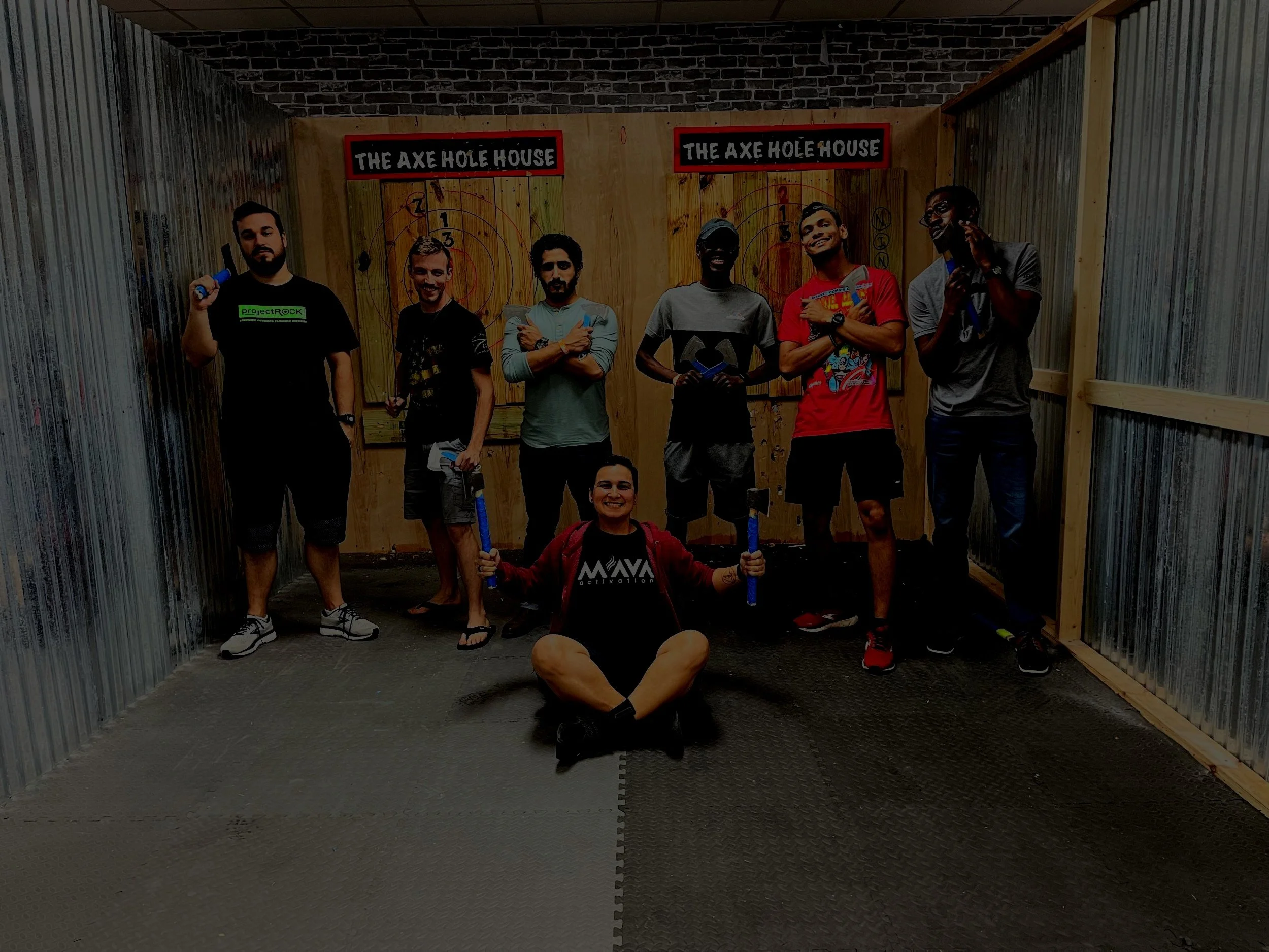 The Axe Hole House | Axe Throwing Entertainment Center | Plate Therapy ...