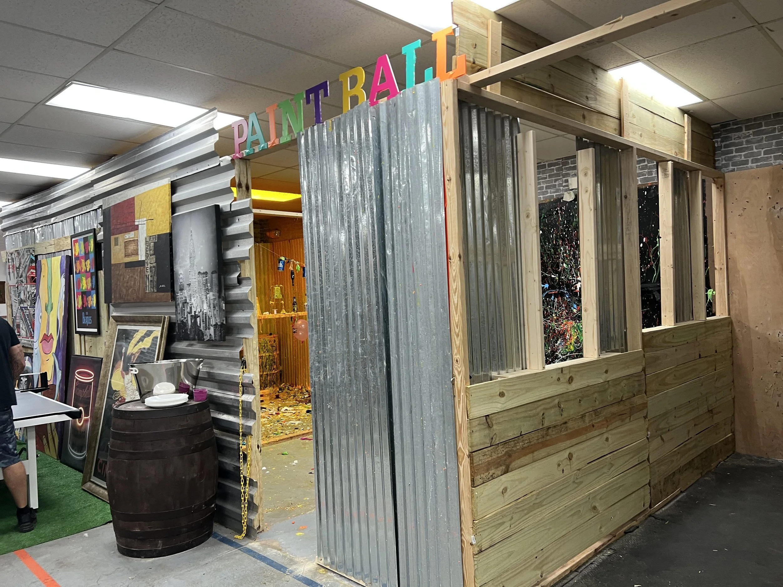 Paintball Shooting Gallery